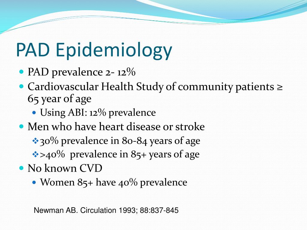 PPT - Understanding Peripheral Arterial Disease (PAD) of the Lower Limb ...