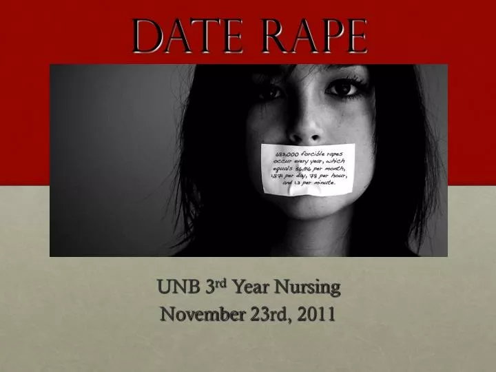 PPT - Date Rape PowerPoint Presentation, free download - ID:6612287