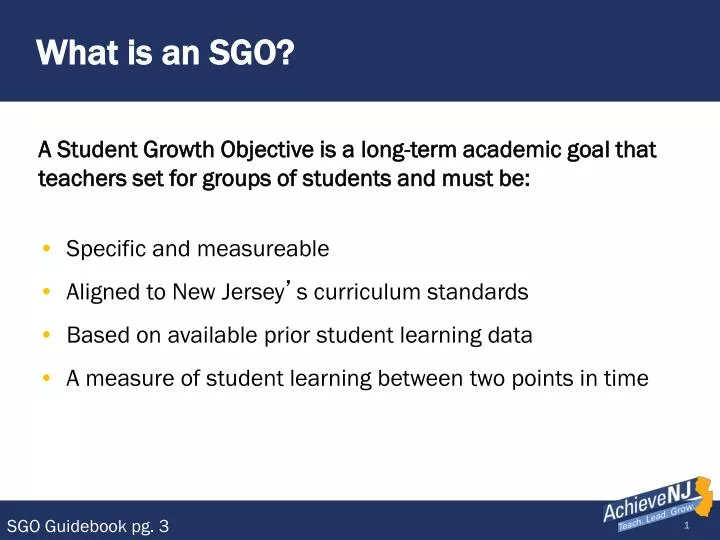 PPT - What is an SGO? PowerPoint Presentation, free download - ID:6613425