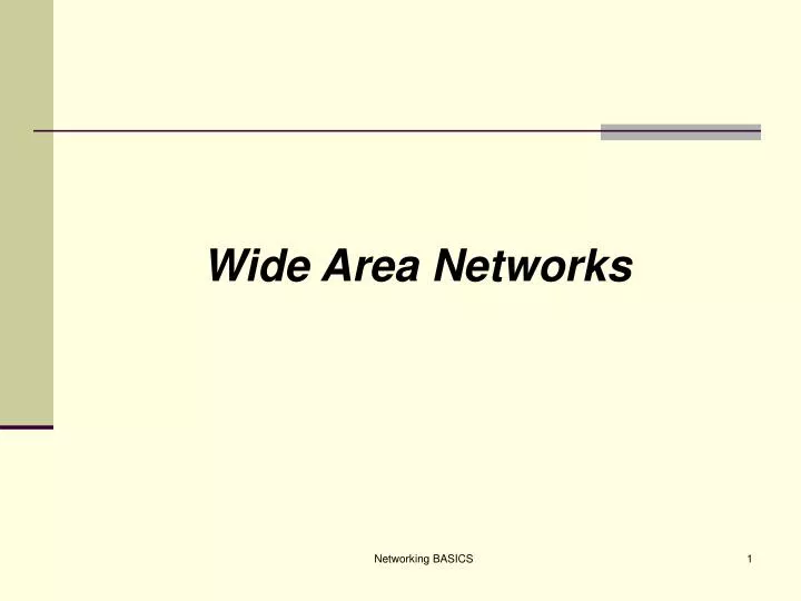 PPT - Wide Area Networks PowerPoint Presentation, free download - ID ...