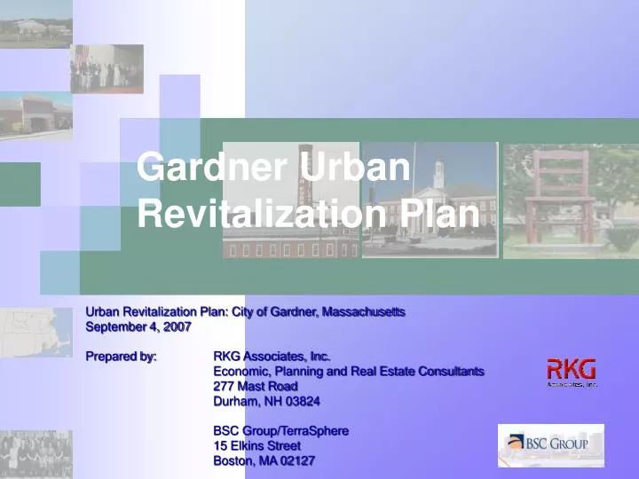PPT - Gardner Urban Revitalization Plan PowerPoint Presentation, free ...