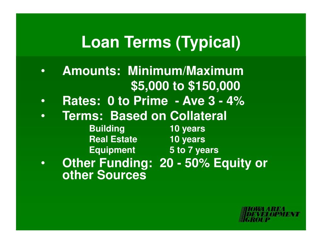PPT - “Accessing Iowa’s Revolving Loan Funds” PowerPoint Presentation ...