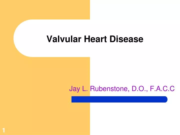 PPT - Valvular Heart Disease PowerPoint Presentation, free download ...