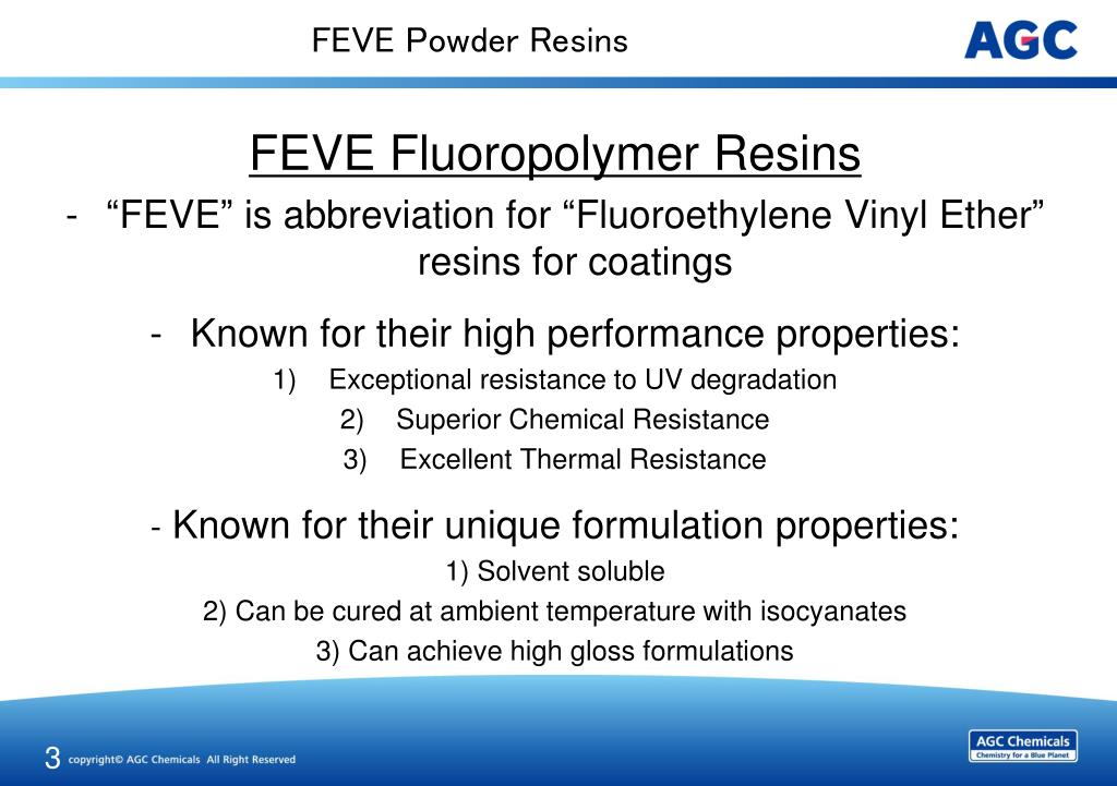 PPT - “Aesthetics and Performance: FEVE Fluoropolymer Resins for Powder ...