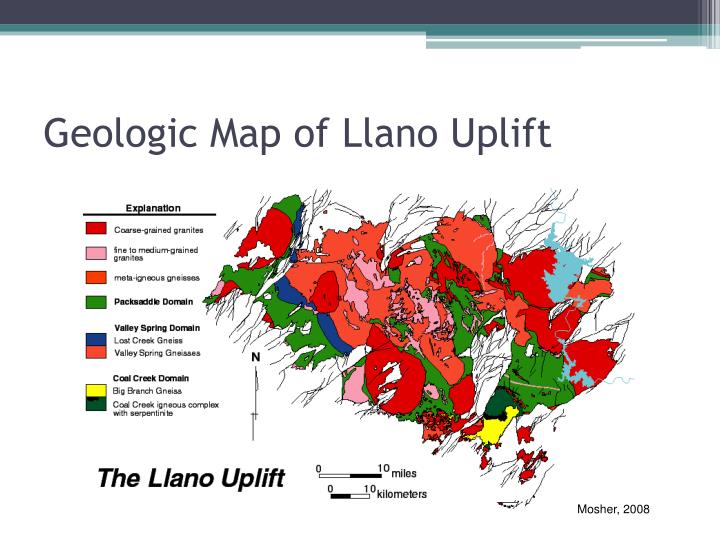 PPT - Grenville Basement Igneous & Metamorphic Rocks of the Llano ...