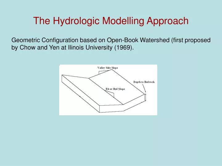 PPT - The Hydrologic Modelling Approach PowerPoint Presentation, free ...