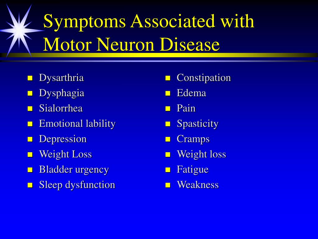 Ppt Motor Neuron Diseases Powerpoint Presentation Free Download Id