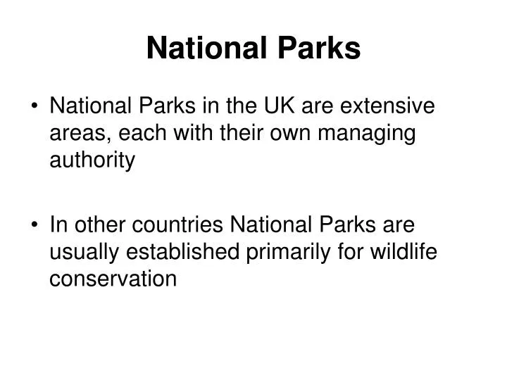 PPT - National Parks PowerPoint Presentation, free download - ID:6618245
