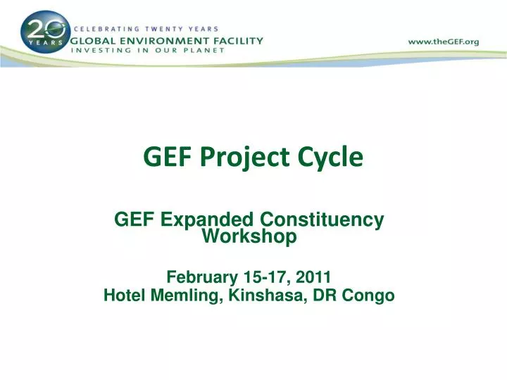 PPT - GEF Project Cycle PowerPoint Presentation, free download - ID:6618756