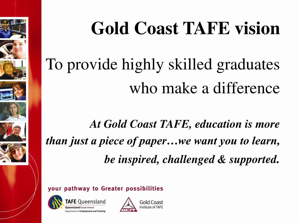 PPT - Gold Coast Institute of TAFE Queensland's 2007 Public Training ...