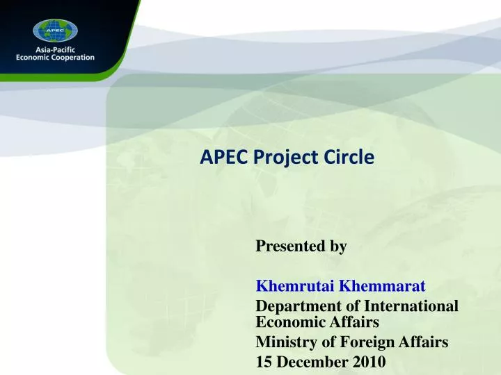 PPT - APEC Project Circle PowerPoint Presentation, free download - ID ...