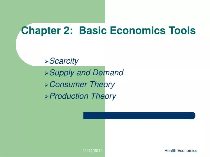 PPT - Chapter 2: Basic Economics Tools PowerPoint Presentation, free ...