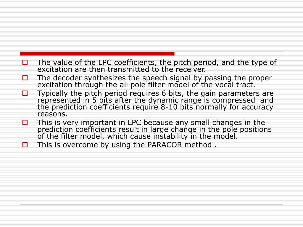 Ppt Speech Processing Project Linear Predictive Coding Using Voice Excited Vocoder Powerpoint