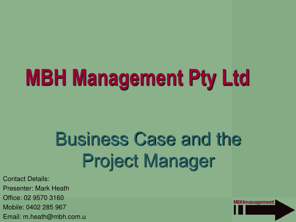 PPT - MBH Management Pty Ltd PowerPoint Presentation, free download ...