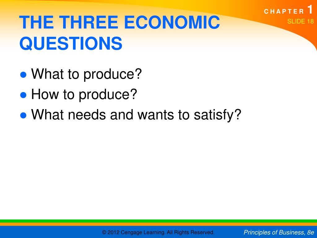 PPT - 1-1 Satisfying Needs and Wants 1-2 Economic Choices 1-3 Economic ...