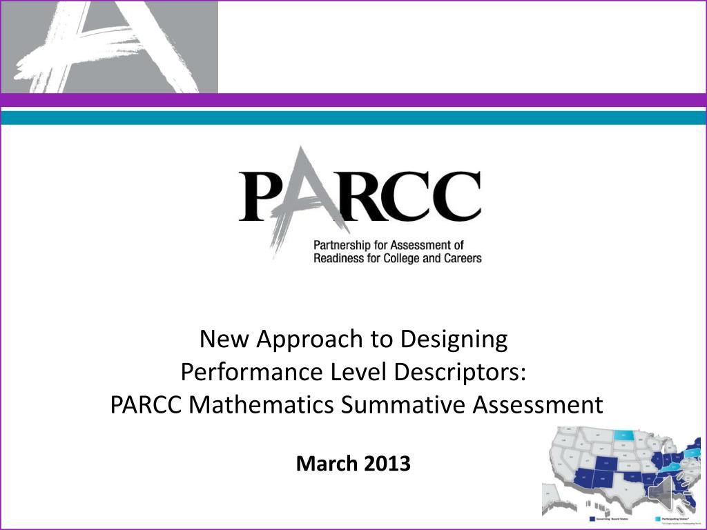 PPT - Enhancing Performance Level Descriptors in PARCC Mathematics ...