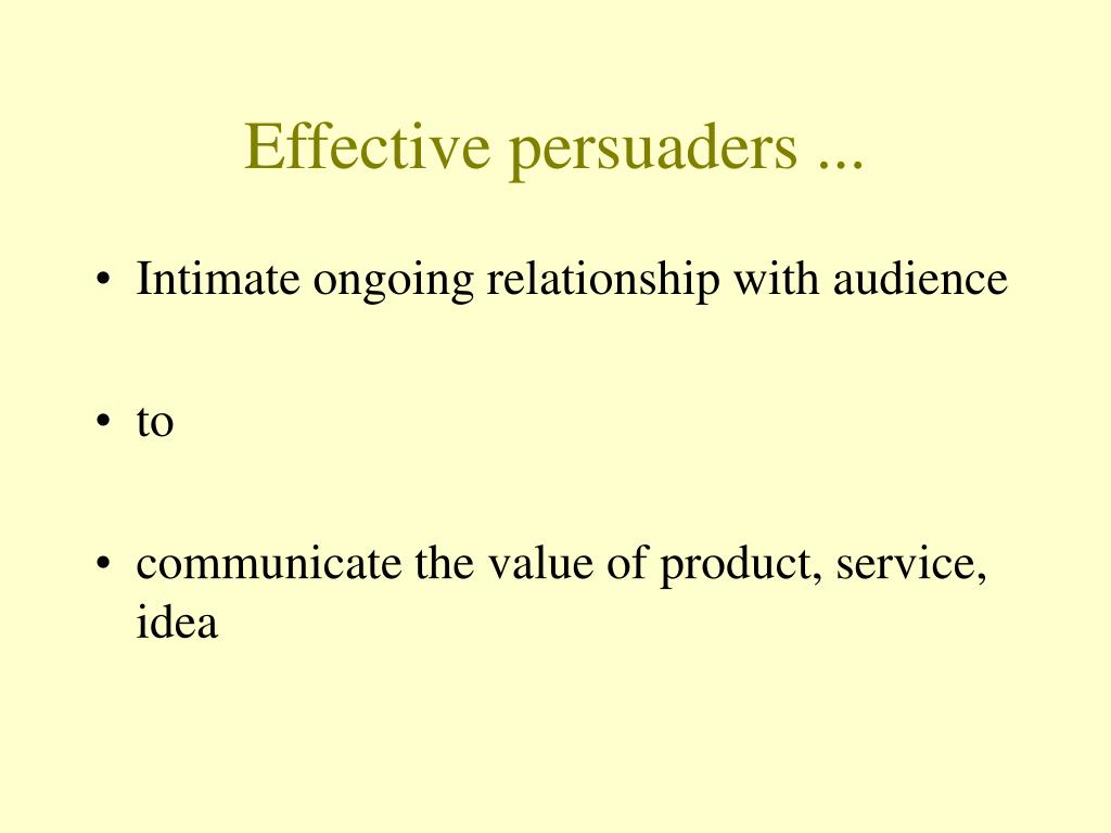 PPT - Evolution of Persuasion: From Oral Traditions to the Interactive ...
