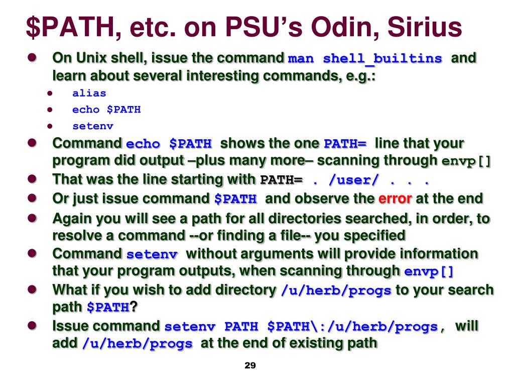 Ppt Cs 201 Computer Systems Programming Chapter 2 Argc Argv Envp System Libs Powerpoint
