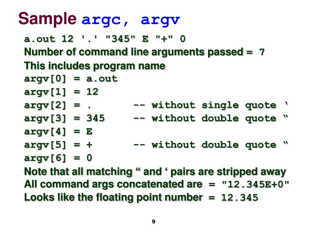 Ppt Cs 201 Computer Systems Programming Chapter 2 Argc Argv Envp System Libs Powerpoint