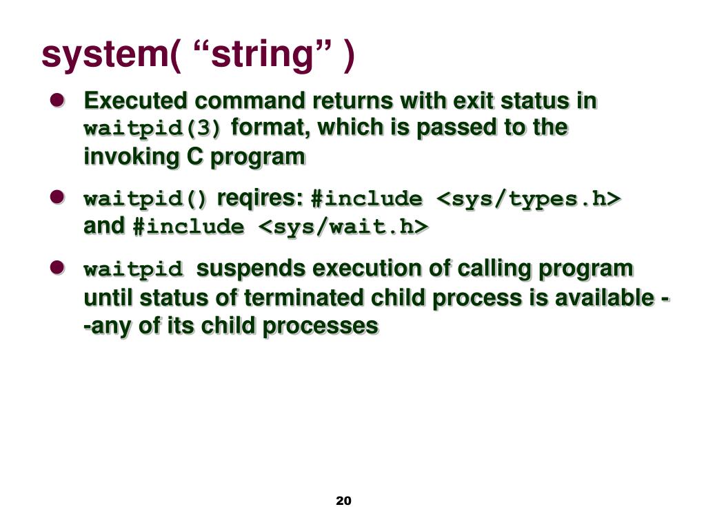 Ppt Cs 201 Computer Systems Programming Chapter 2 Argc Argv Envp System Libs Powerpoint