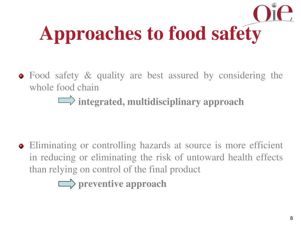 Ppt The Role Of The Veterinary Services In Food Safety Stuart A