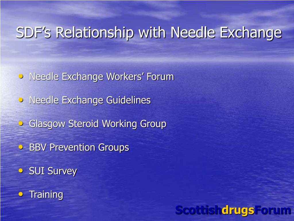 PPT - News From Needle Exchanges What the staff say PowerPoint ...