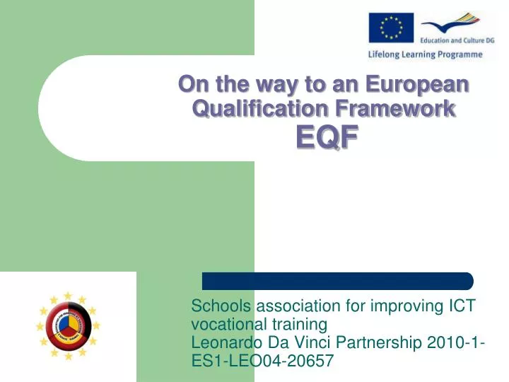 PPT - On the way to an European Qualification Framework EQF PowerPoint ...