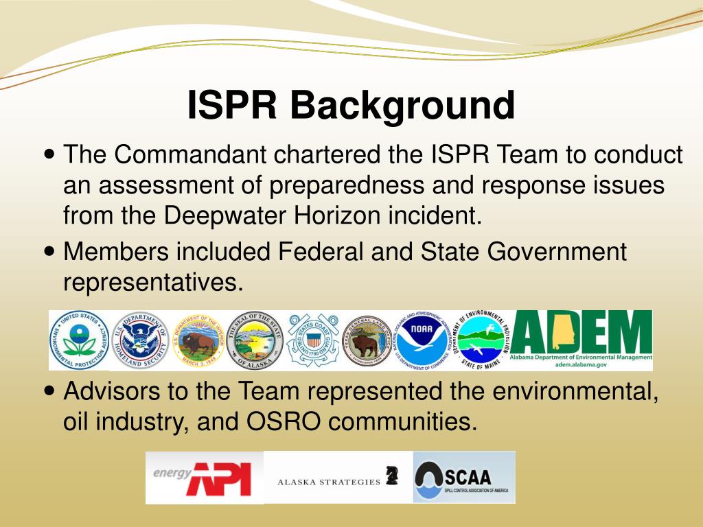 PPT - Mr. Bob Pond USCG Headquarters (CG-533) Office of Incident ...