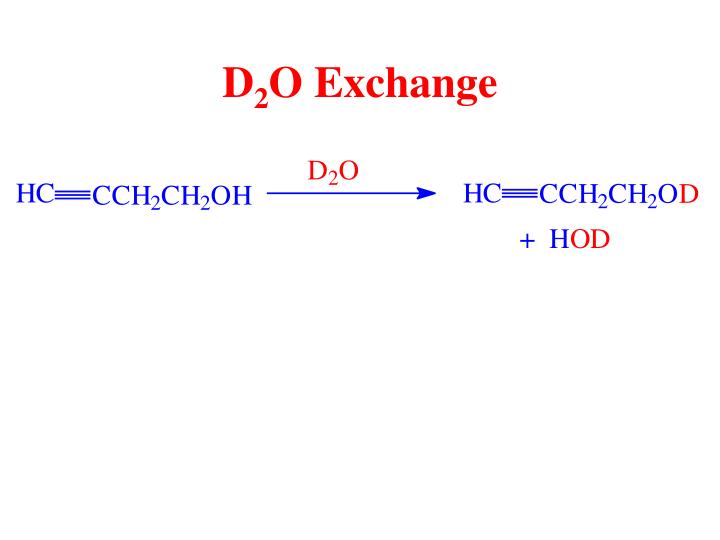 PPT - 1H NMR Spectroscopy Coupling to F-19 and P-31 D 2 O Exchange ...