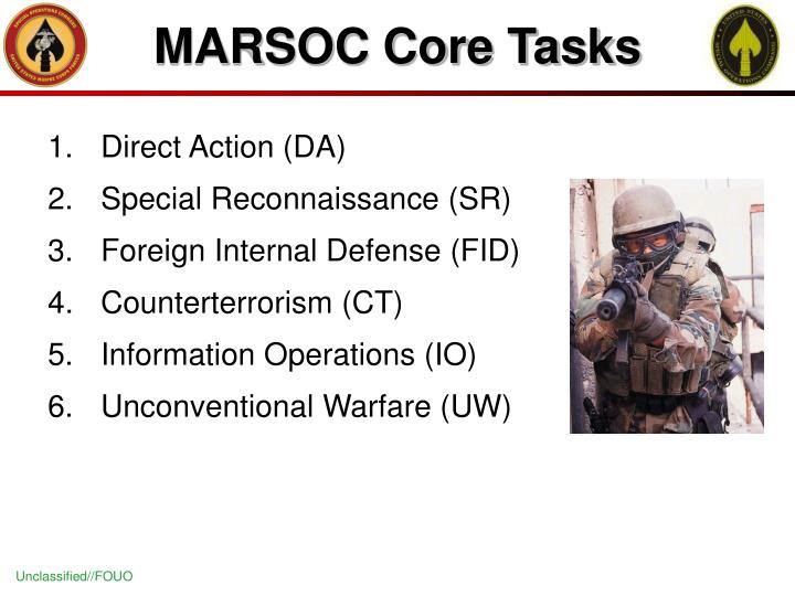 PPT - U.S. Marine Corps Forces, Special Operations Command (MARSOC ...