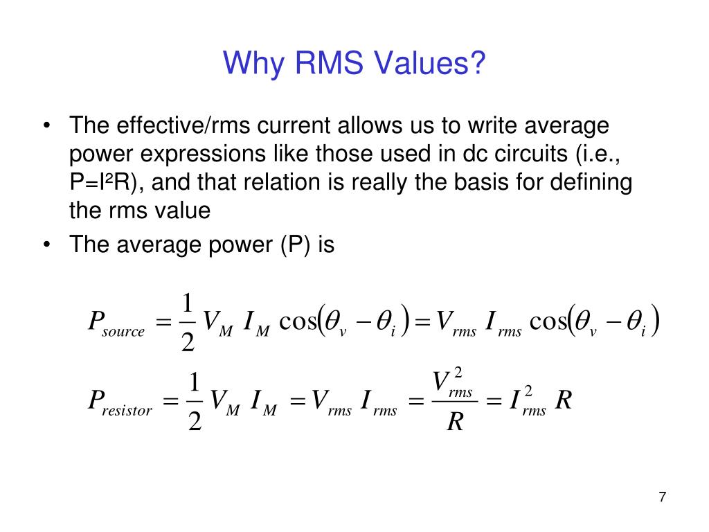 Rms Voltage Theory Different Methods And Its Equation WYWIQ