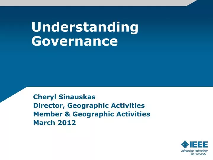 PPT - Understanding Governance PowerPoint Presentation, free download ...