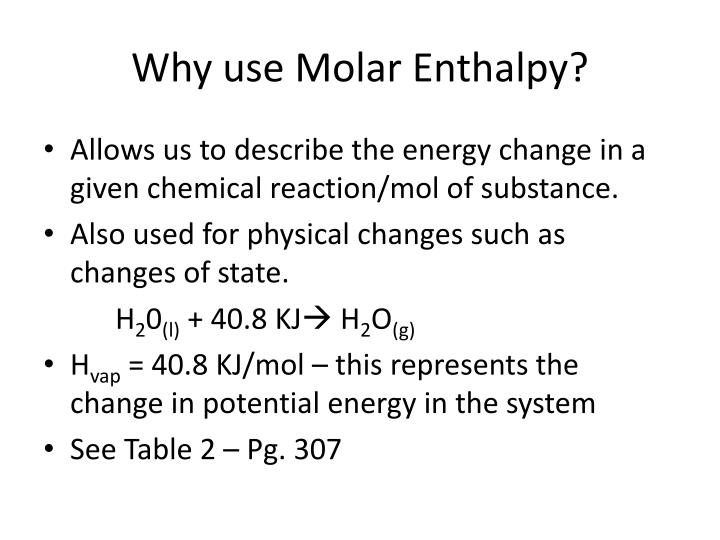 PPT - Molar Enthalpy PowerPoint Presentation - ID:6624841