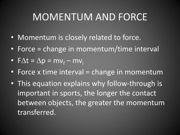 PPT - MOMENTUM AND IMPULSE PowerPoint Presentation - ID:6625882