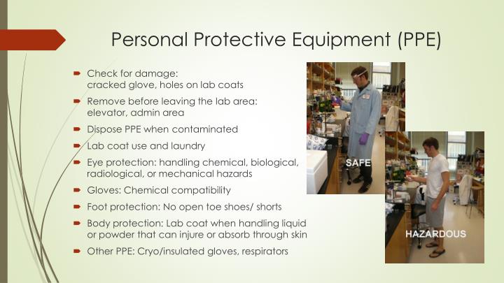PPT - Chemical Hygiene Plan BSL-2 Laboratory Safety Exposure control ...