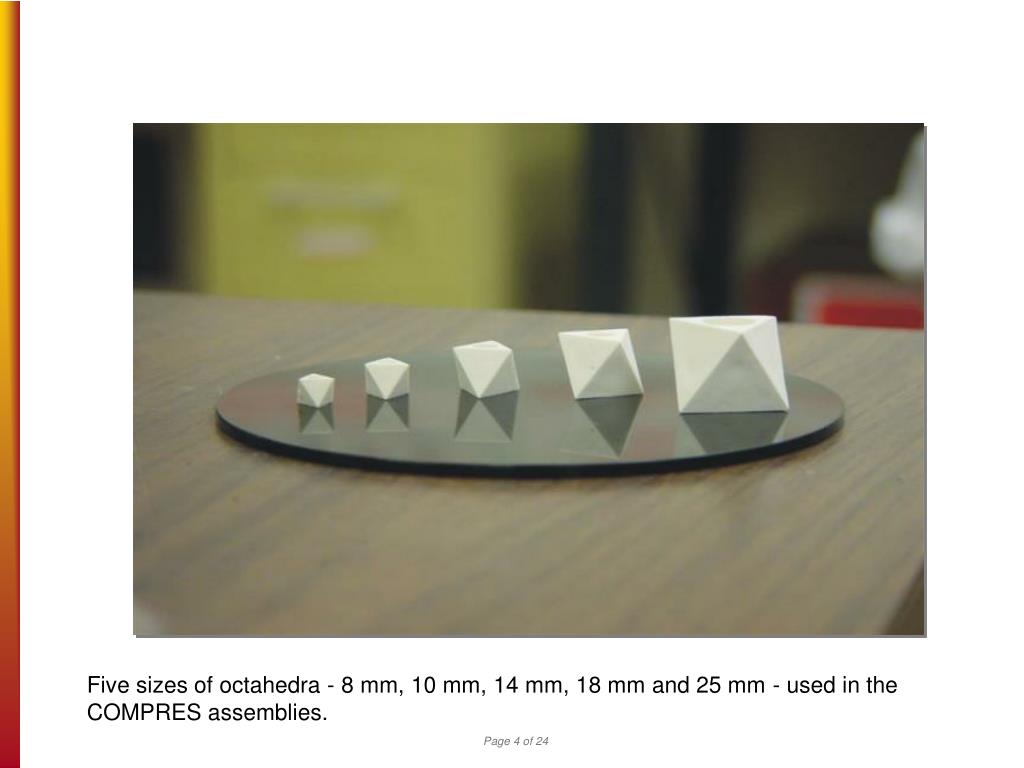 PPT - Designing multi-anvil assemblies: The COMPRES cell assembly ...