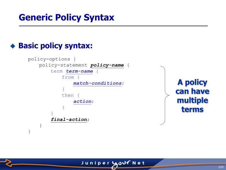 PPT - Configuring Juniper Networks Routers PowerPoint Presentation - ID ...