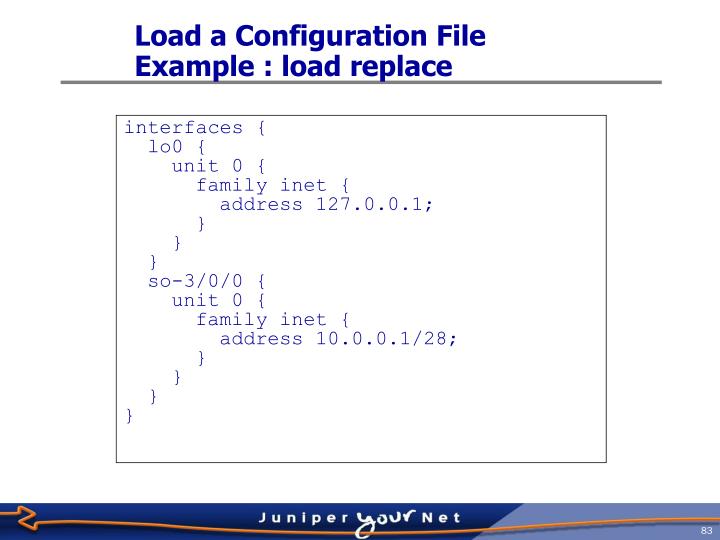 PPT - Configuring Juniper Networks Routers PowerPoint Presentation - ID ...