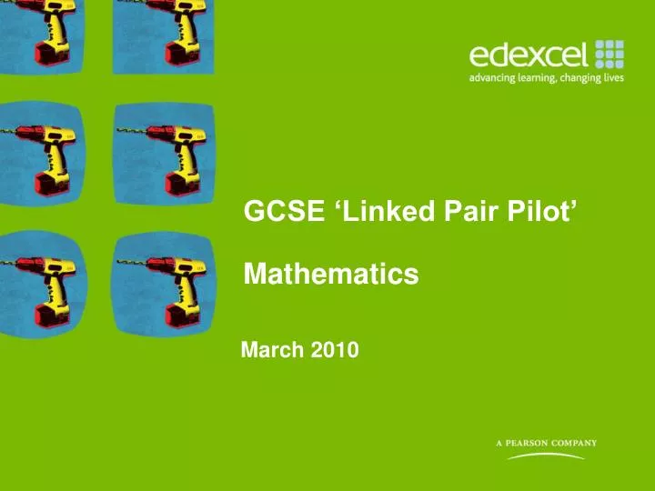 PPT - GCSE ‘Linked Pair Pilot’ Mathematics PowerPoint Presentation - ID ...
