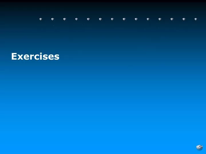 PPT - Exercises PowerPoint Presentation, free download - ID:6628074