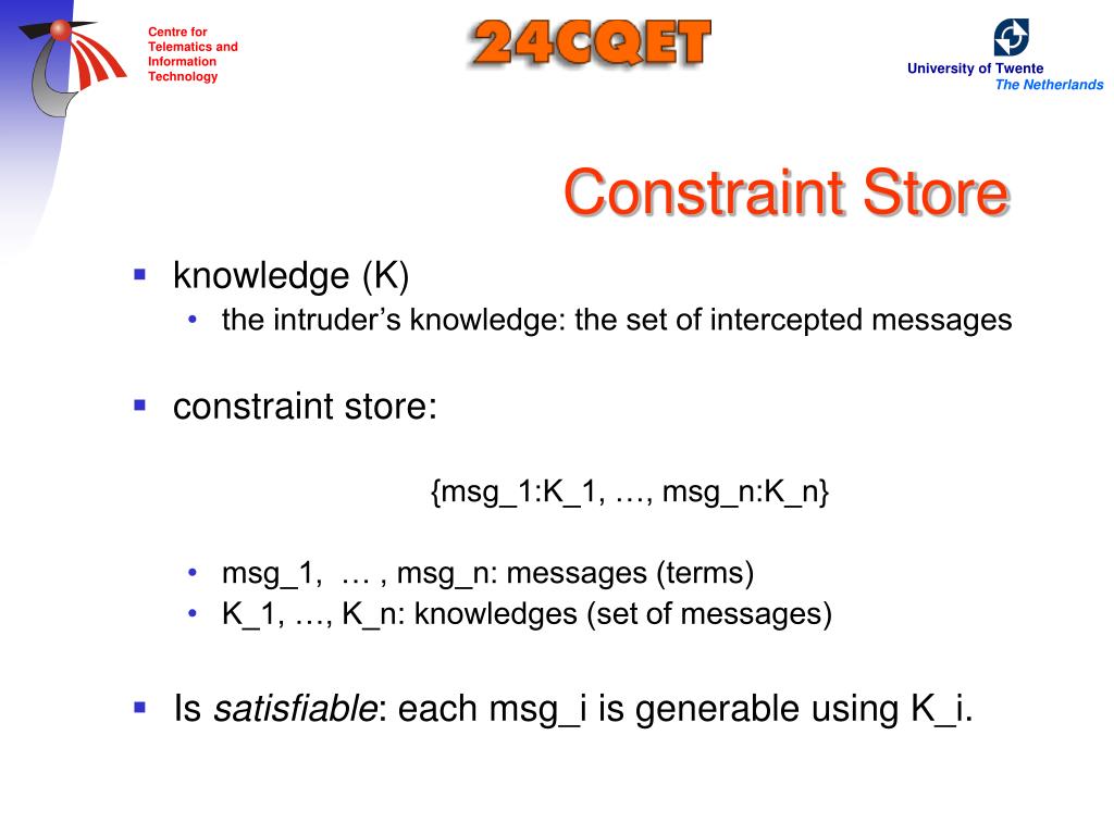 Ppt Constraint Logic Programming For Verifying Security Protocols Powerpoint Presentation Id