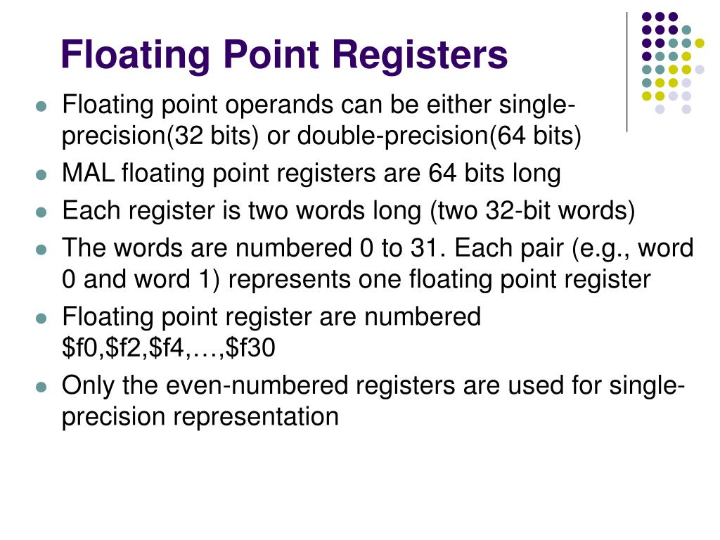 PPT - Introduction to MAL Architecture and Registers PowerPoint ...