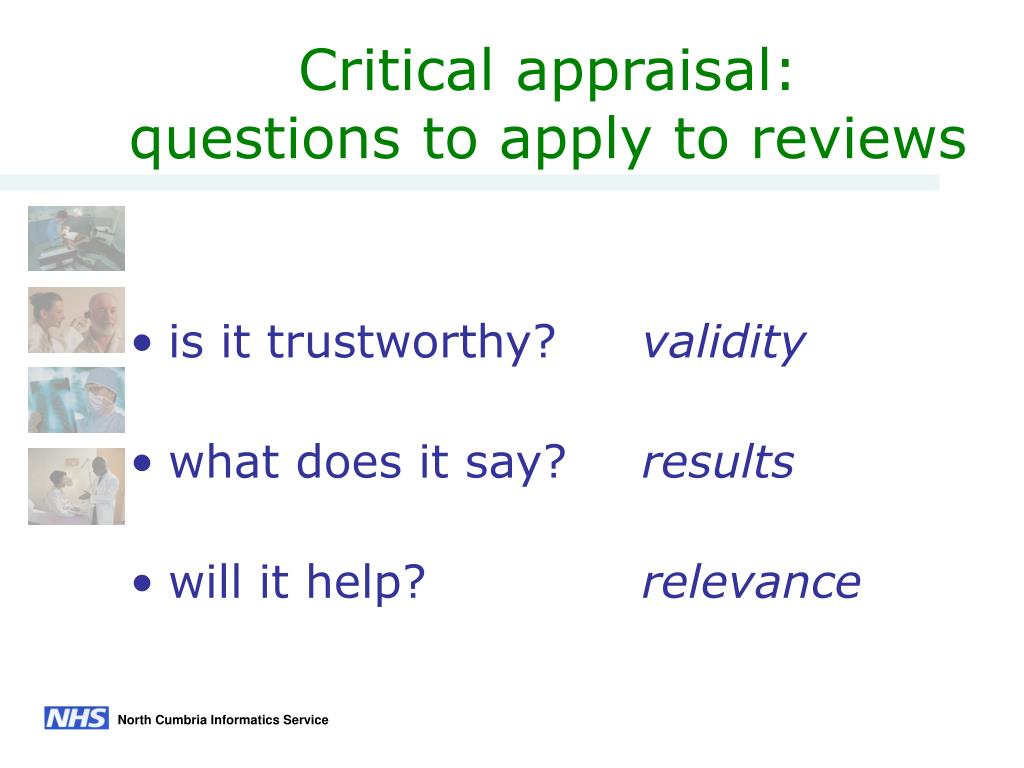 PPT - Critical Appraisal Skills quantitative reviews PowerPoint ... PPT - Critical Appraisal Skills quantitative reviews PowerPoint ...
