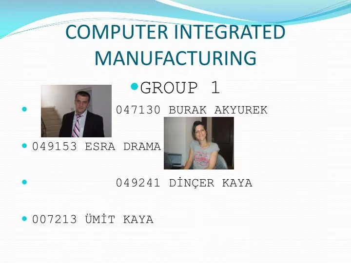 PPT - COMPUTER INTEGRATED MANUFACTURING PowerPoint Presentation, free ...
