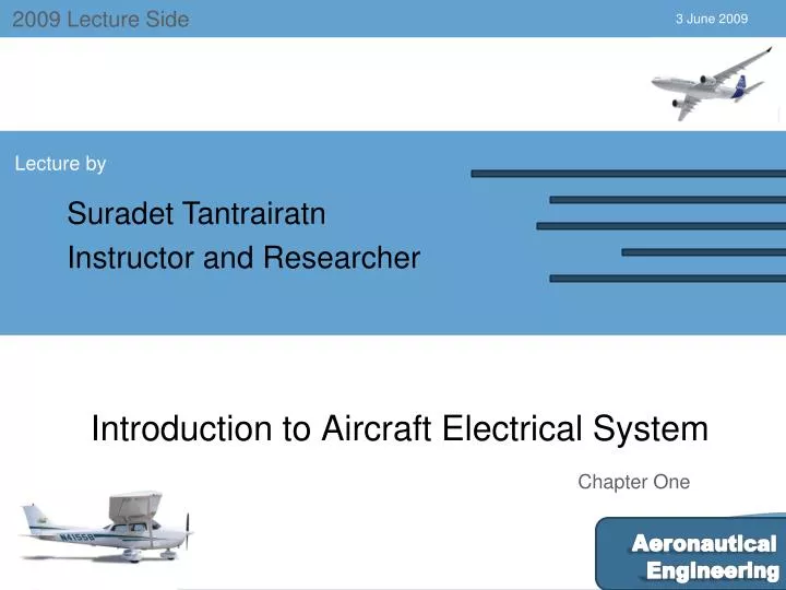 PPT - Introduction to Aircraft Electrical System PowerPoint ...