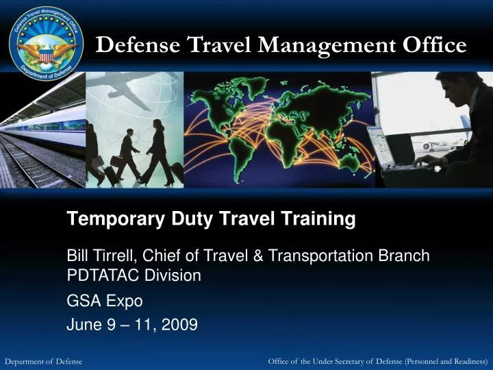 PPT - Temporary Duty Travel Training PowerPoint Presentation, free ...