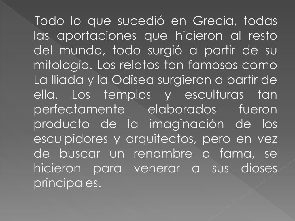 PPT - MITOLOGIA GRIEGA SOBRE EL ORIGEN DEL UNIVERSO PowerPoint ...