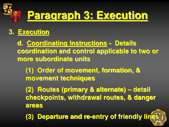 PPT - OPERATIONS ORDER (OPORD) PowerPoint Presentation - ID:6633431