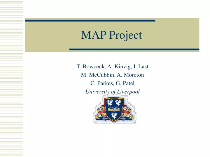 PPT - MAP Project PowerPoint Presentation, free download - ID:6633517