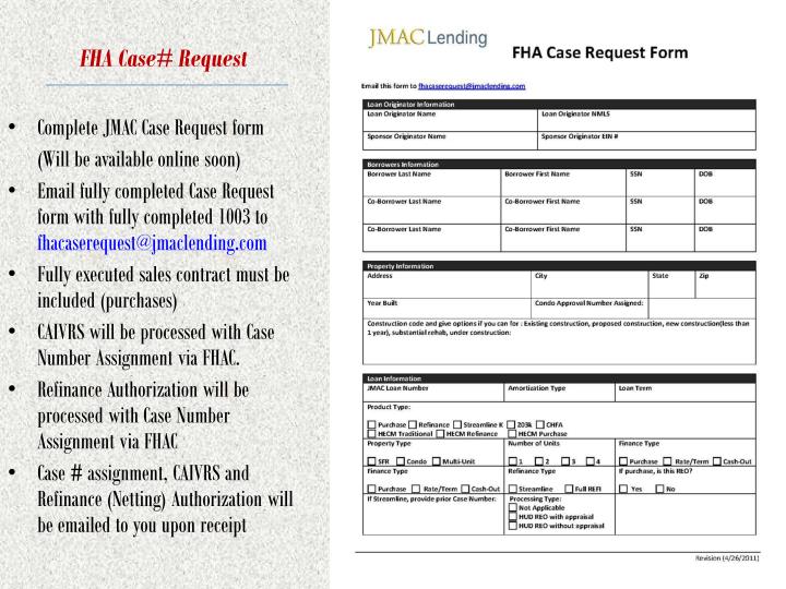 PPT - FHA TRAINING Understanding & Completing FHA Forms and Disclosures ...